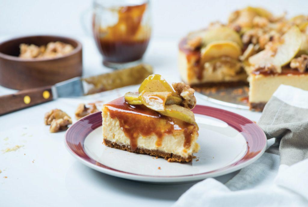 Caramel Apple And Candied Walnut Cheesecake | Chef Sheilla | The ...